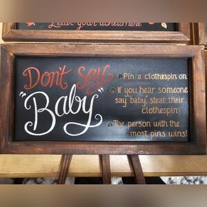 Handmade | Party Supplies | Handmade Baby Shower Signs | Poshmark